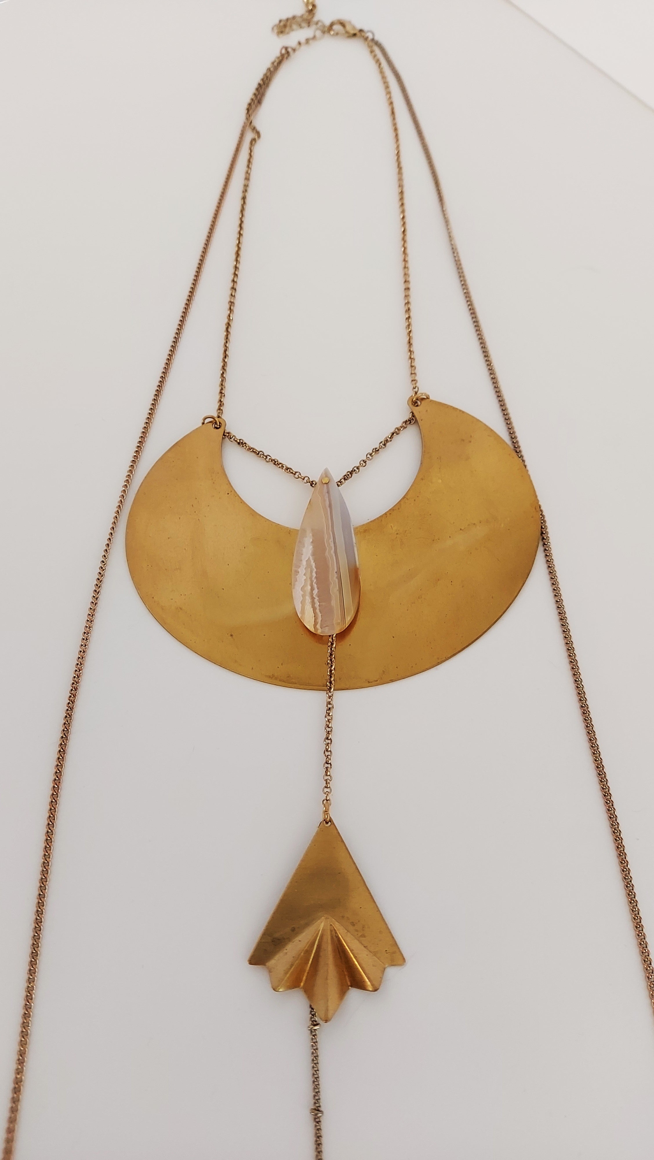 Banded Agate Body Chain – EdgyCholaDesigns